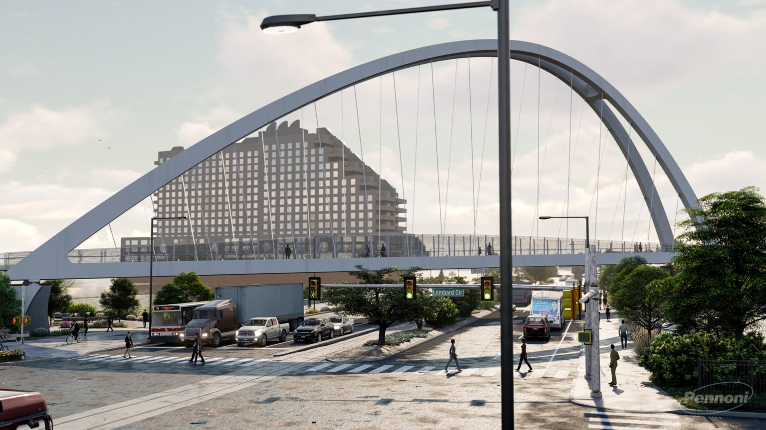 New South Street Pedestrian Bridge Extension to Connect Philly to the ...